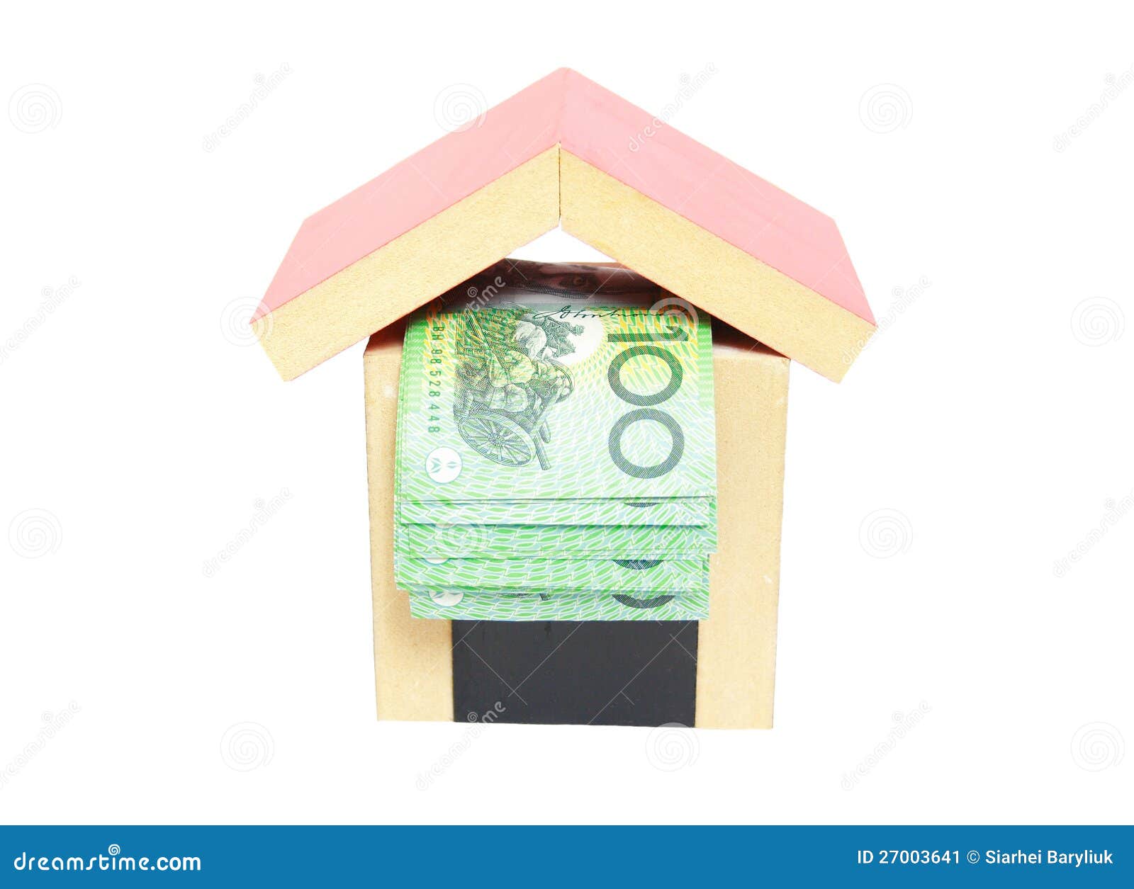Money in the house stock image. Image of concept, deposit - 27003641