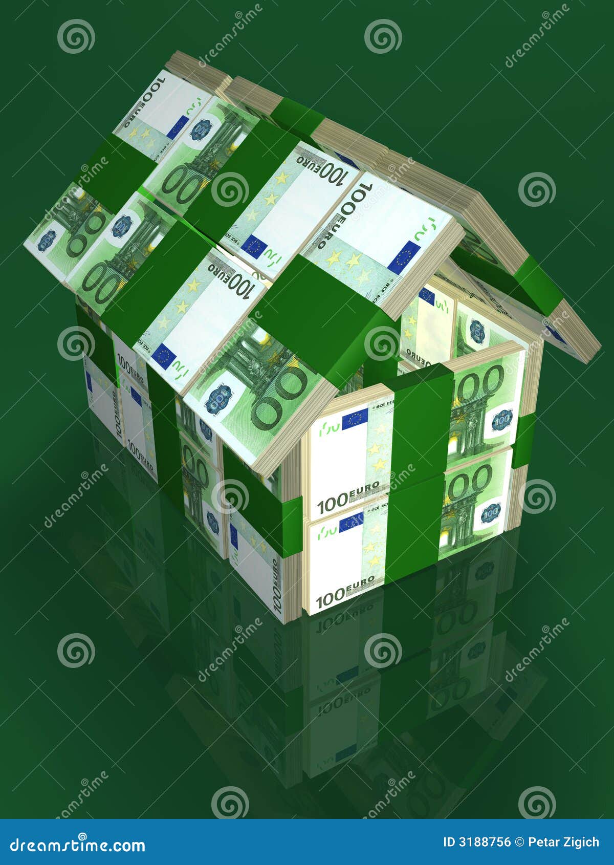 Money - house stock illustration. Illustration of legal - 3188756