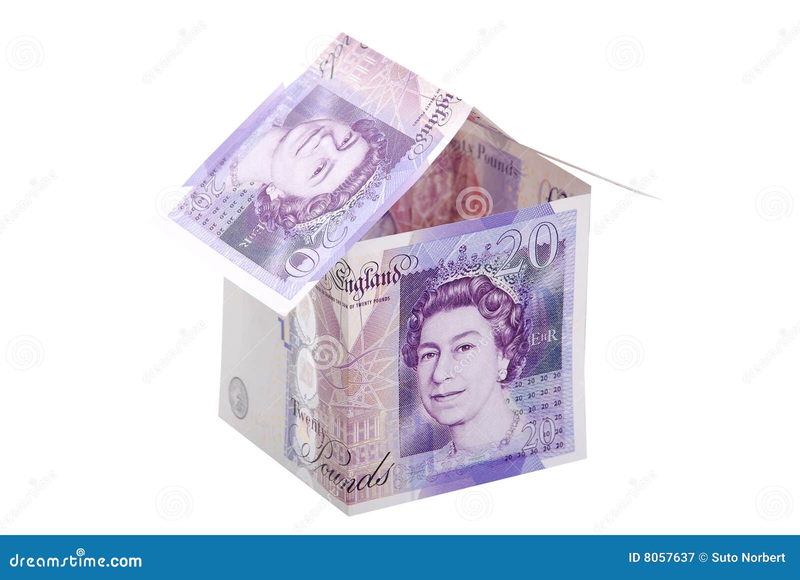 Money House White Background Editorial Photography - Image of isolated ...