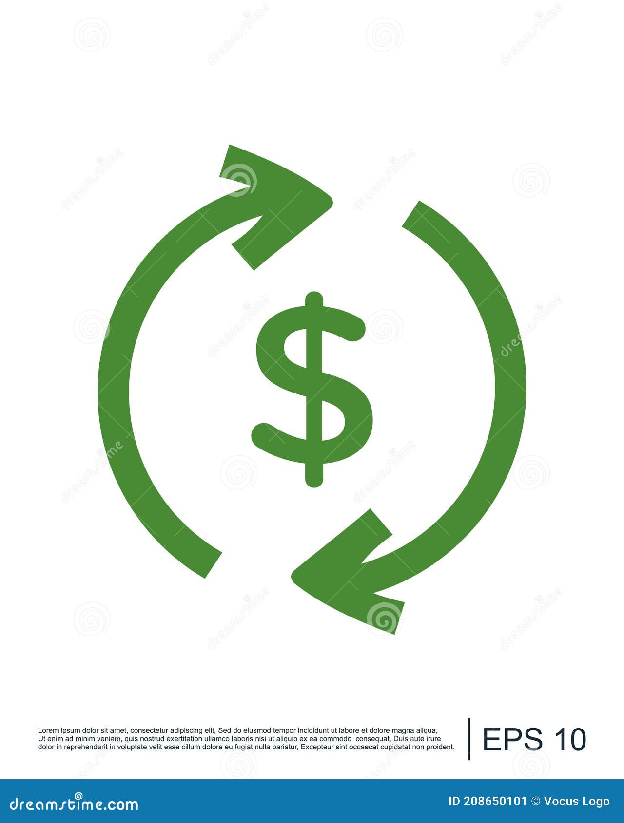 Money Icon, Business Finance Icon Stock Vector - Illustration of ...