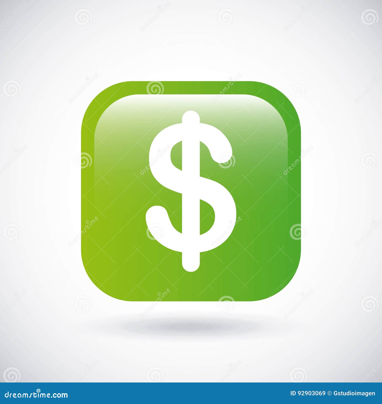 Money Icon. Button Design. Vector Graphic Stock Vector - Illustration ...