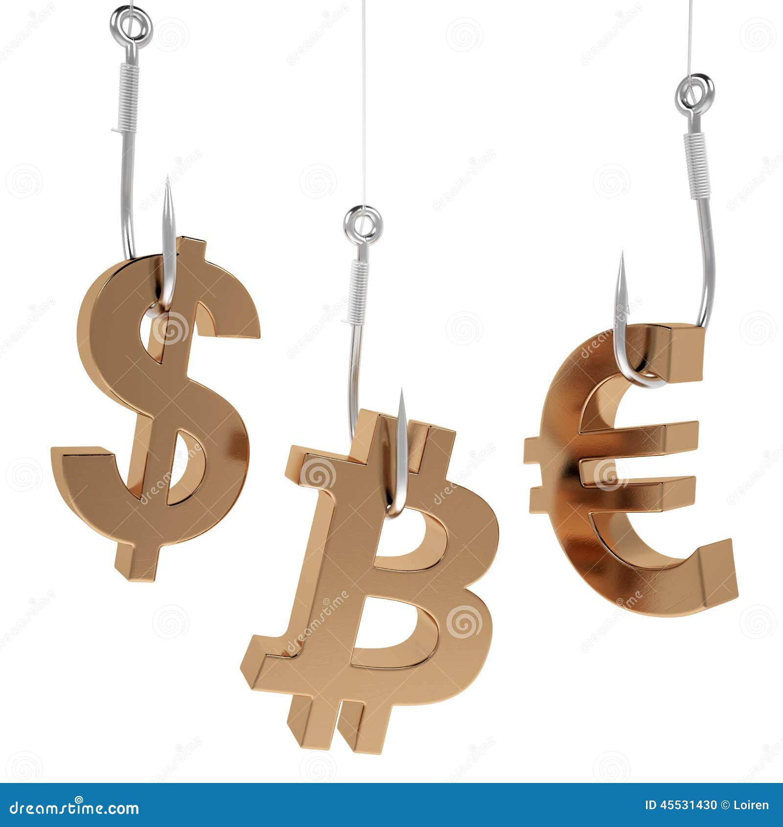 Money Icon On Fish Hooks. Royalty-Free Stock Image | CartoonDealer.com ...