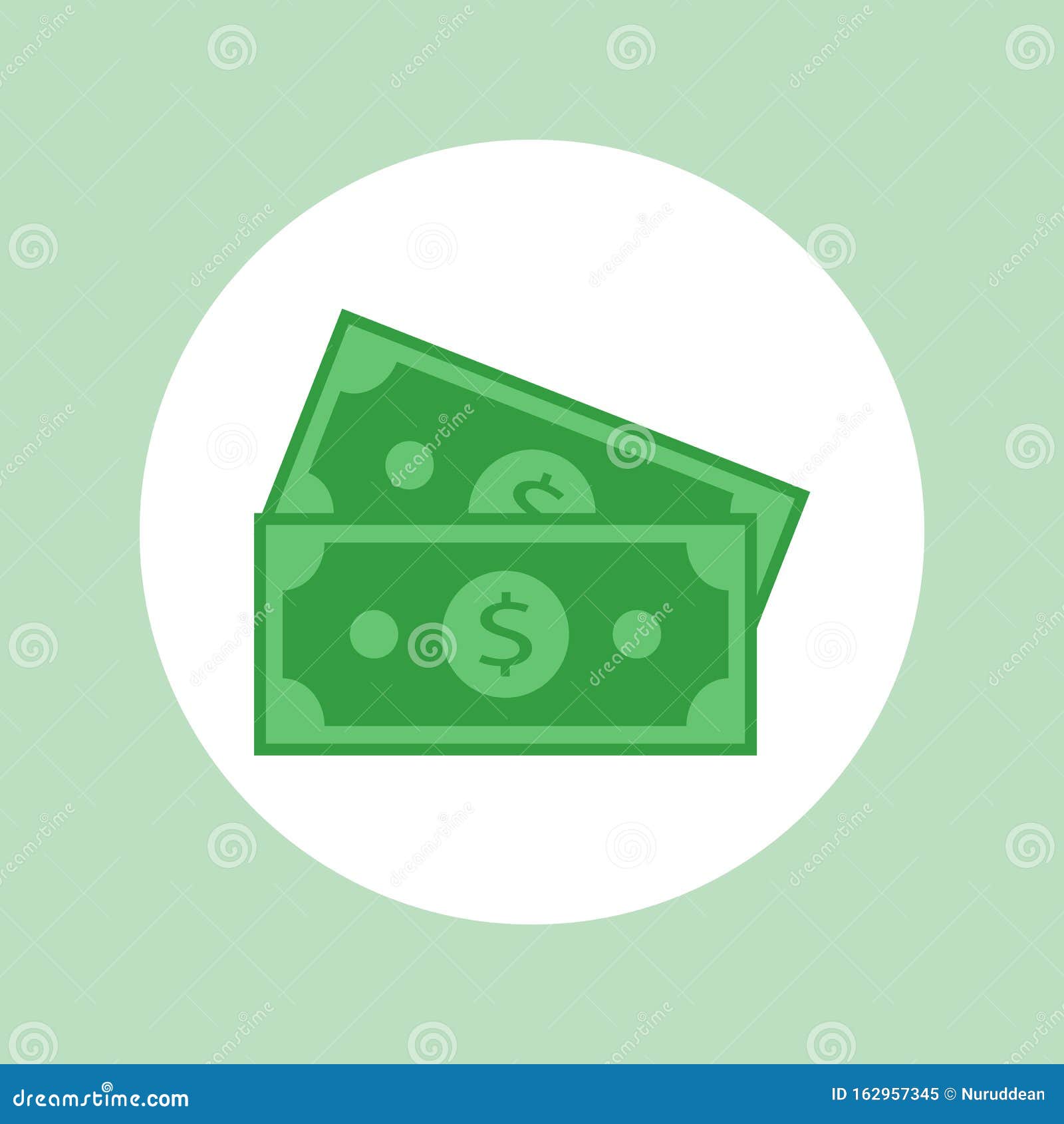 Money Icon Flat Design - Vector Illustration Stock Vector ...