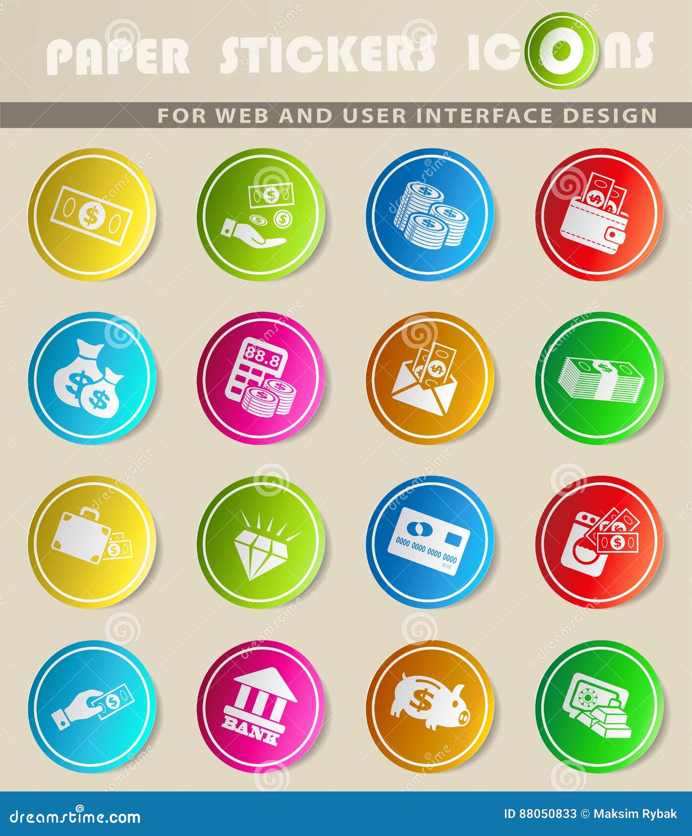 Money icon set stock illustration. Illustration of coin - 88050833