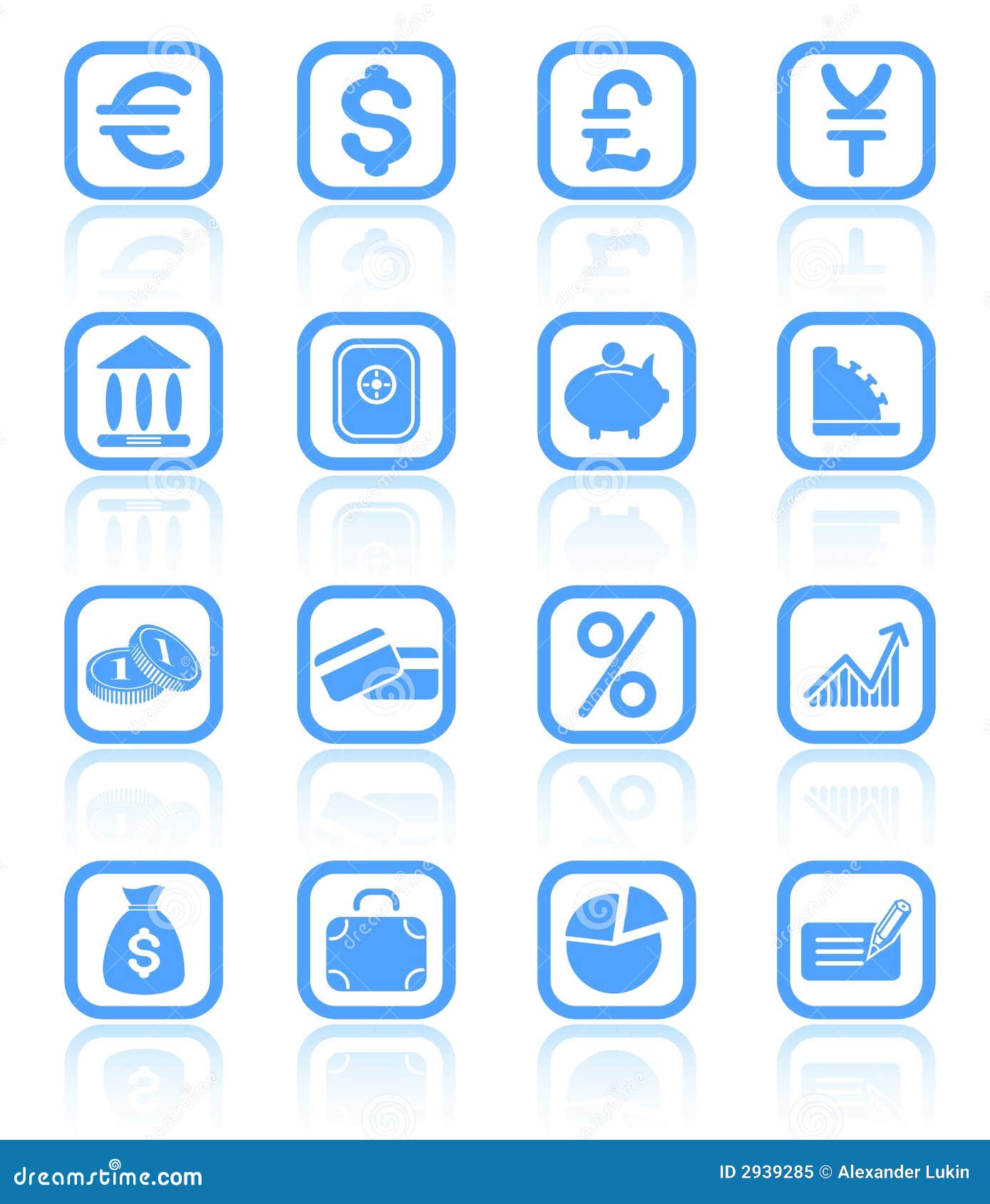 Money icons stock vector. Illustration of modern, paintings - 2939285