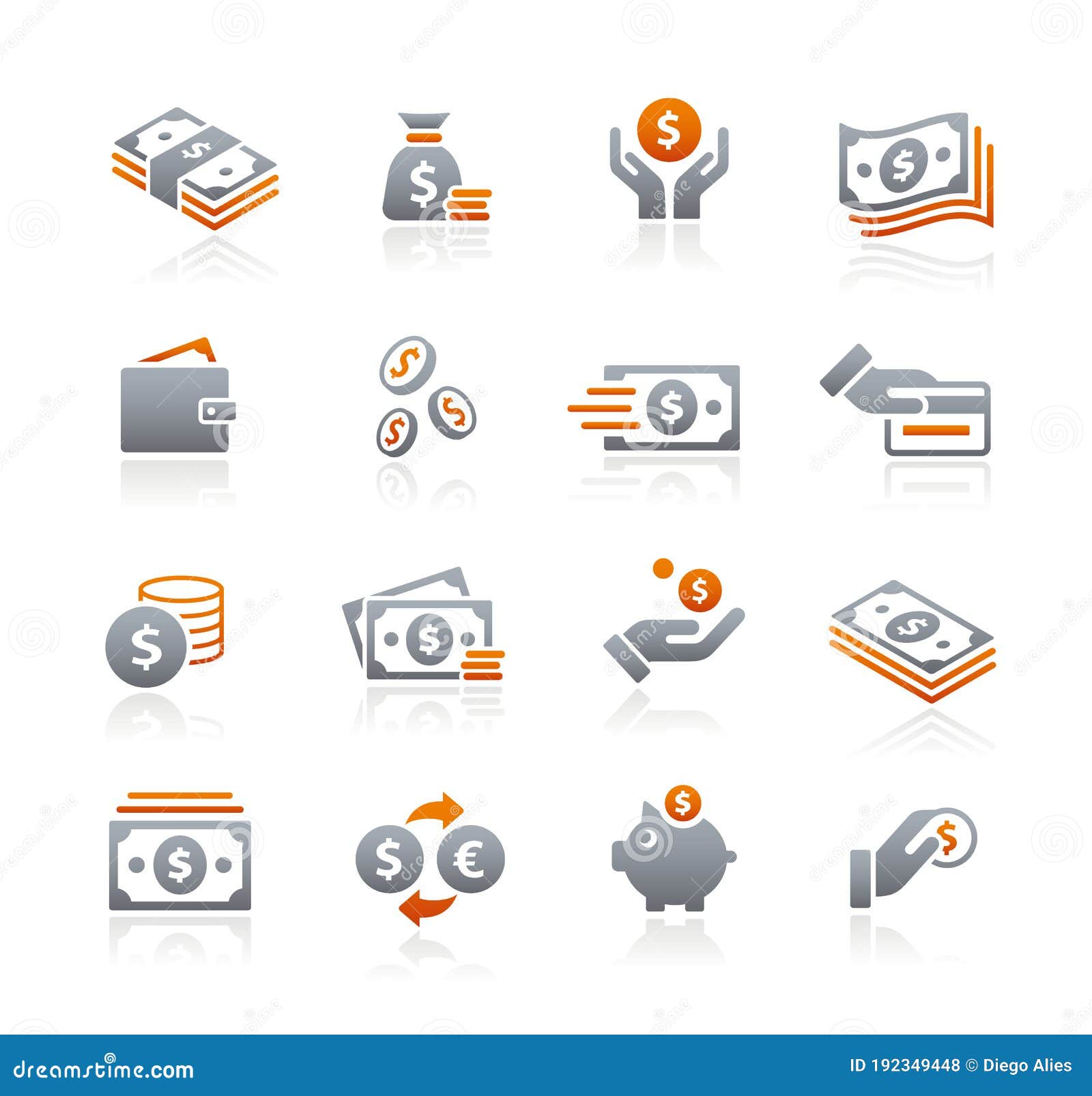 Money Icons // Graphite Series Stock Vector - Illustration of money ...