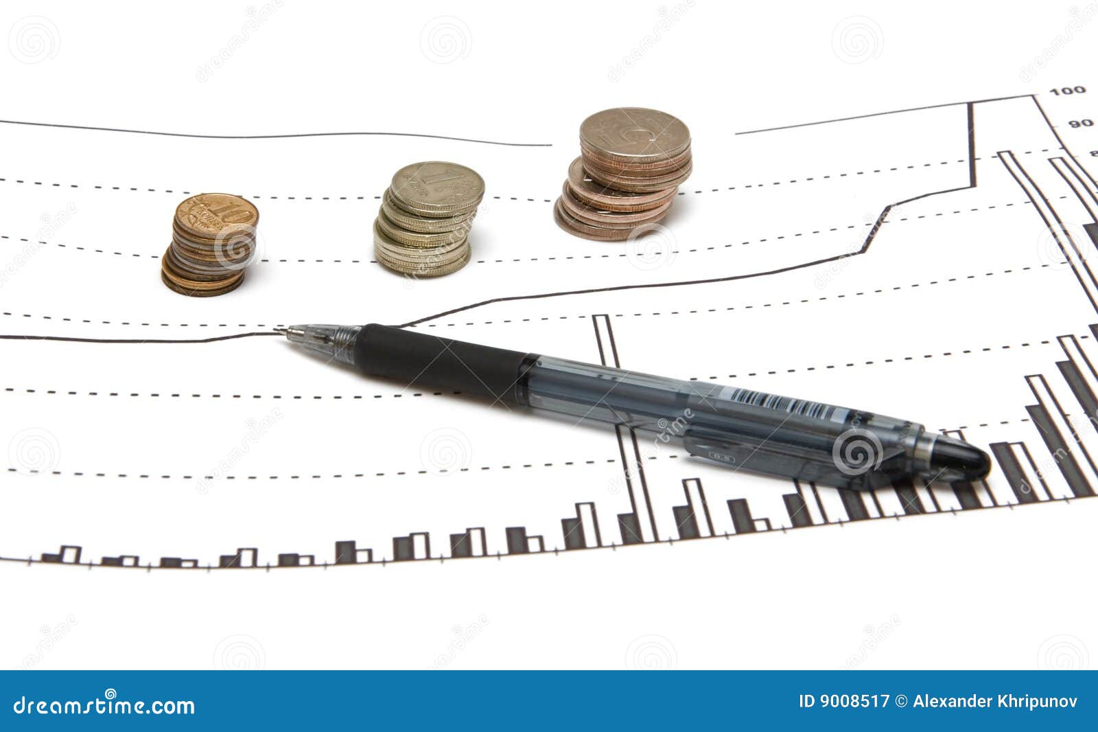 Money income chart stock image. Image of benefits, financial - 9008517