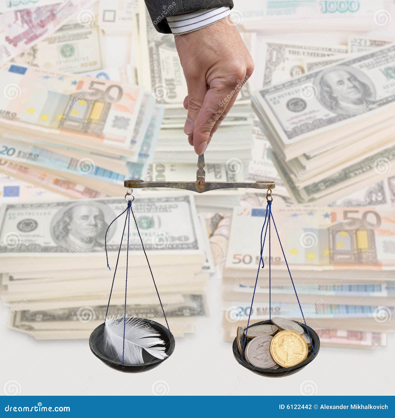 Money and inflation stock photo. Image of bank, feather - 6122442