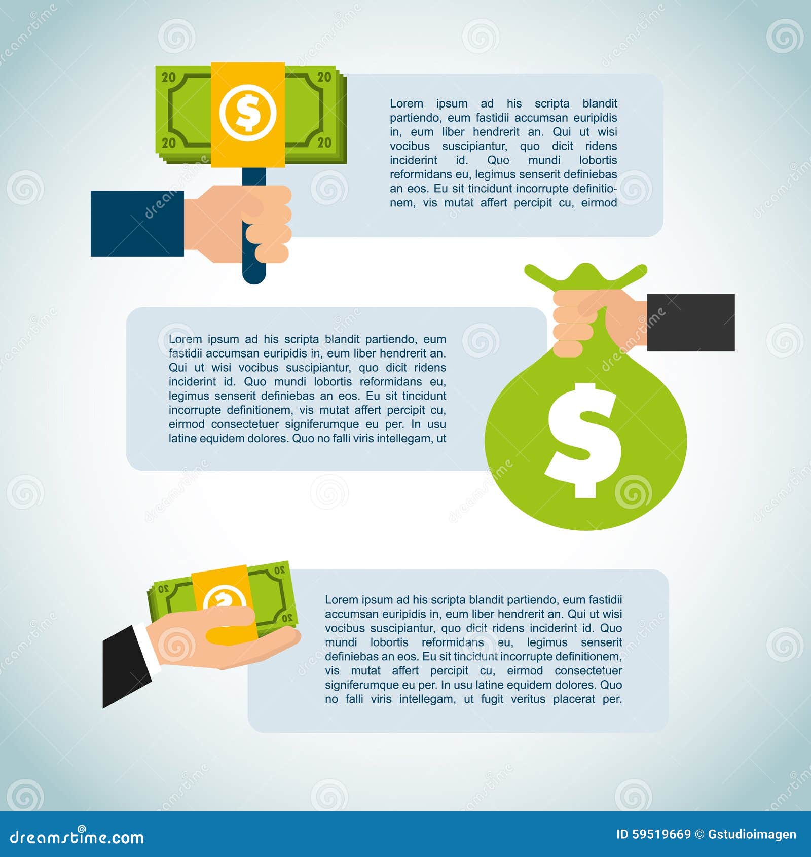 Money infographic stock vector. Illustration of finance - 59519669