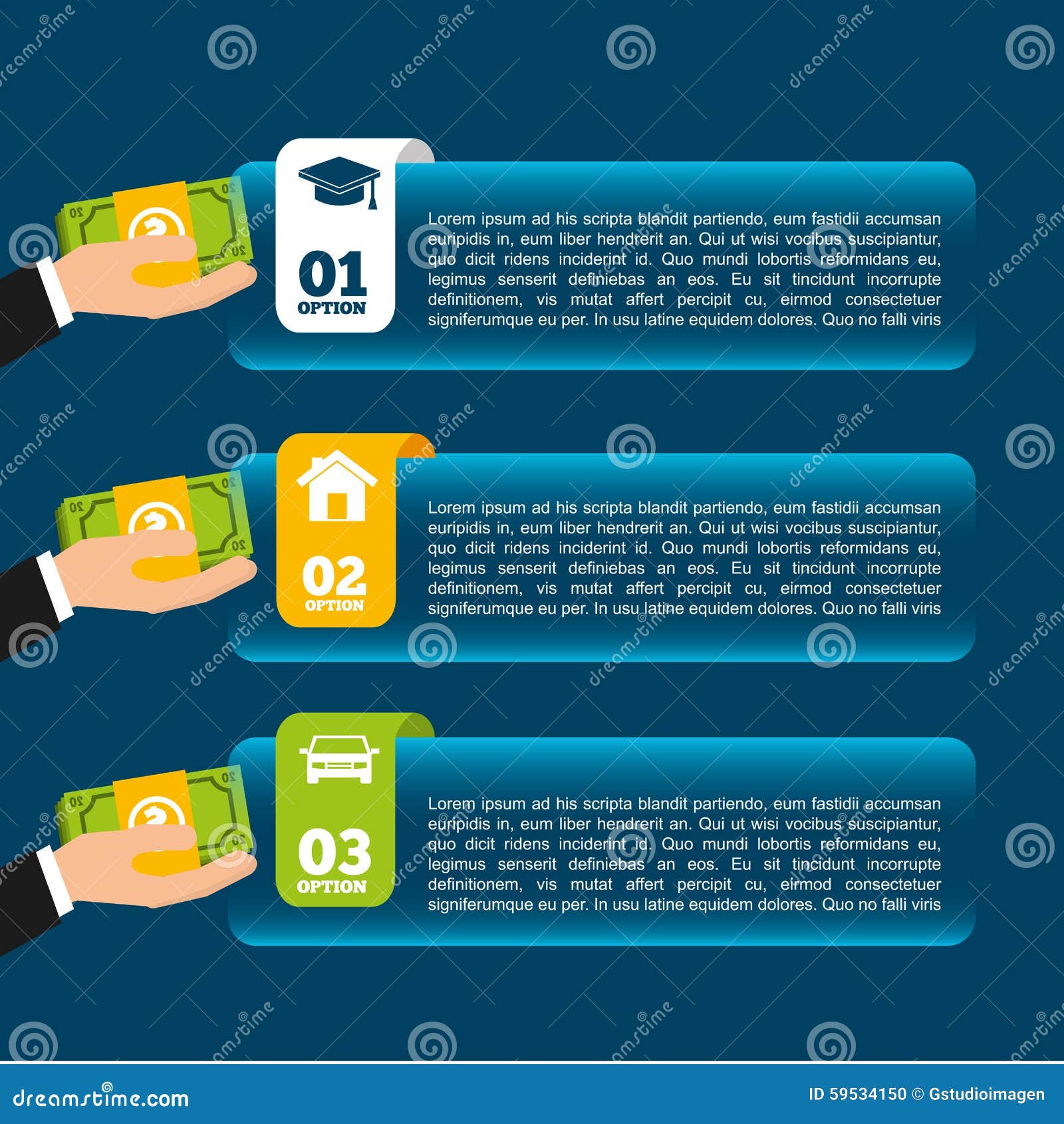 Money infographic stock vector. Illustration of data - 59534150