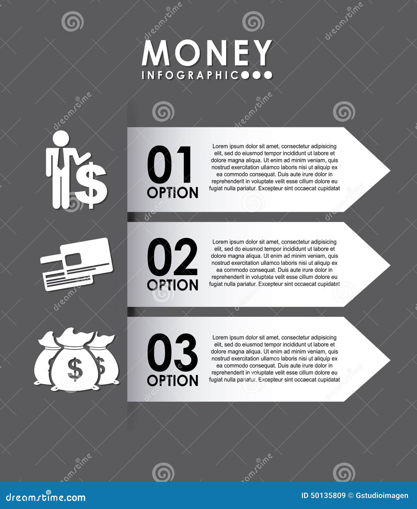 Money infographics stock vector. Illustration of business - 50135809