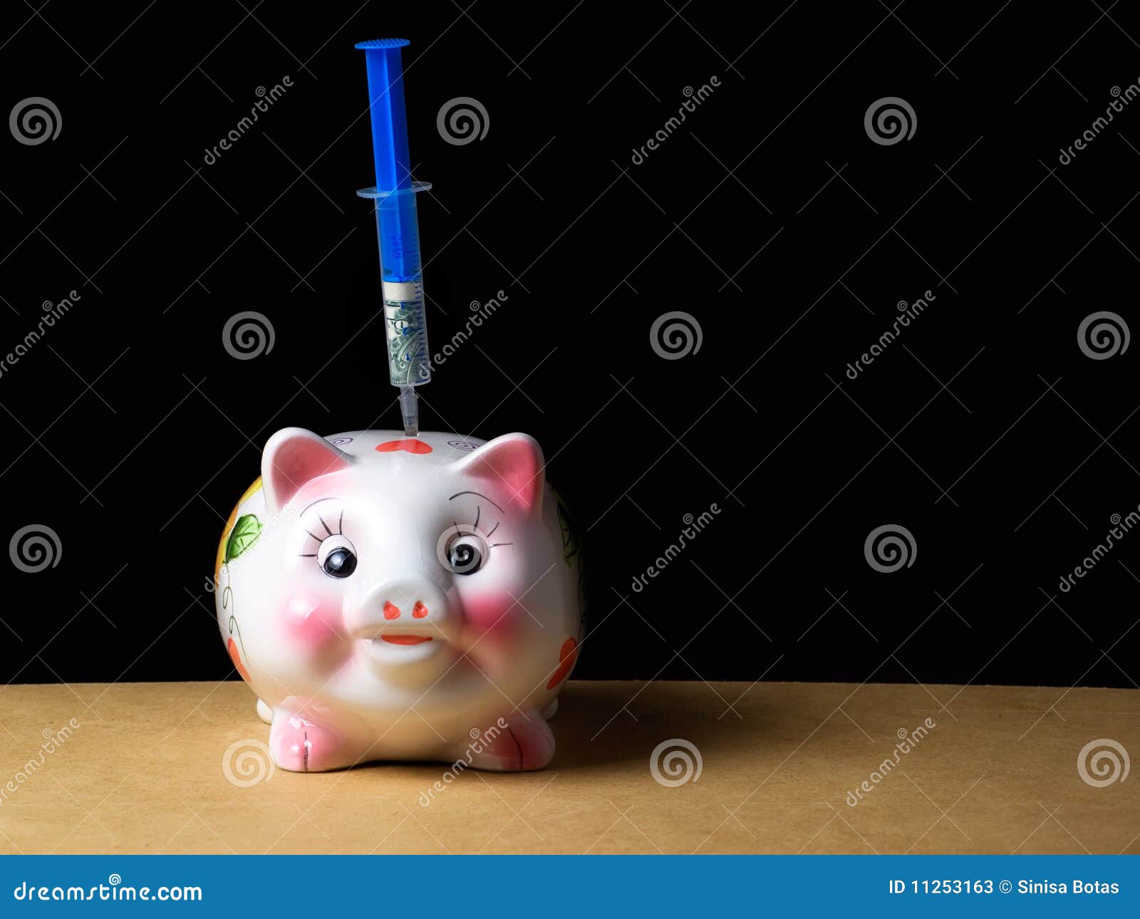 Money injecting stock image. Image of face, care, moneybox - 11253163
