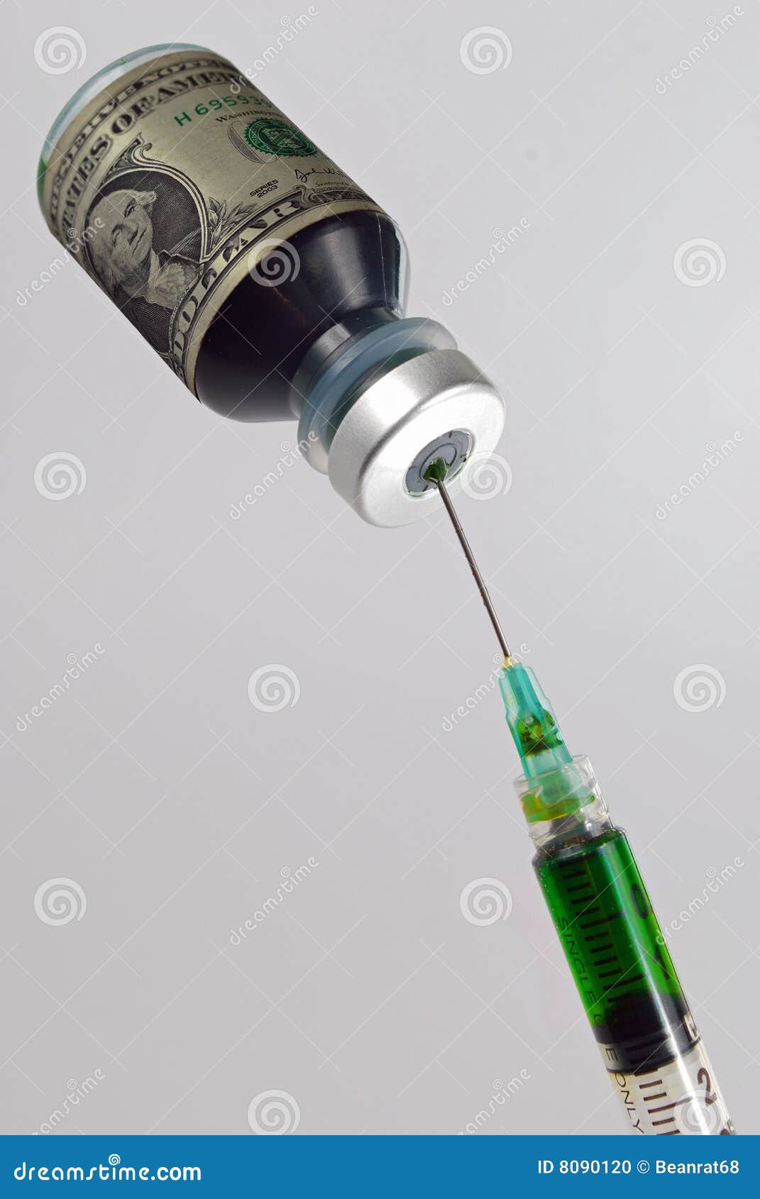 Money Injection stock photo. Image of contribution, draw - 8090120