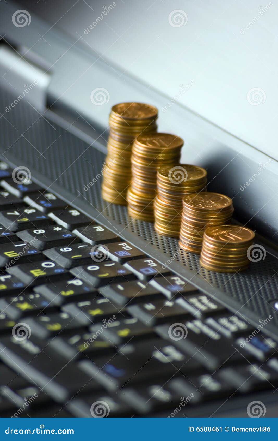 Money into internet stock image. Image of buying, investment - 6500461