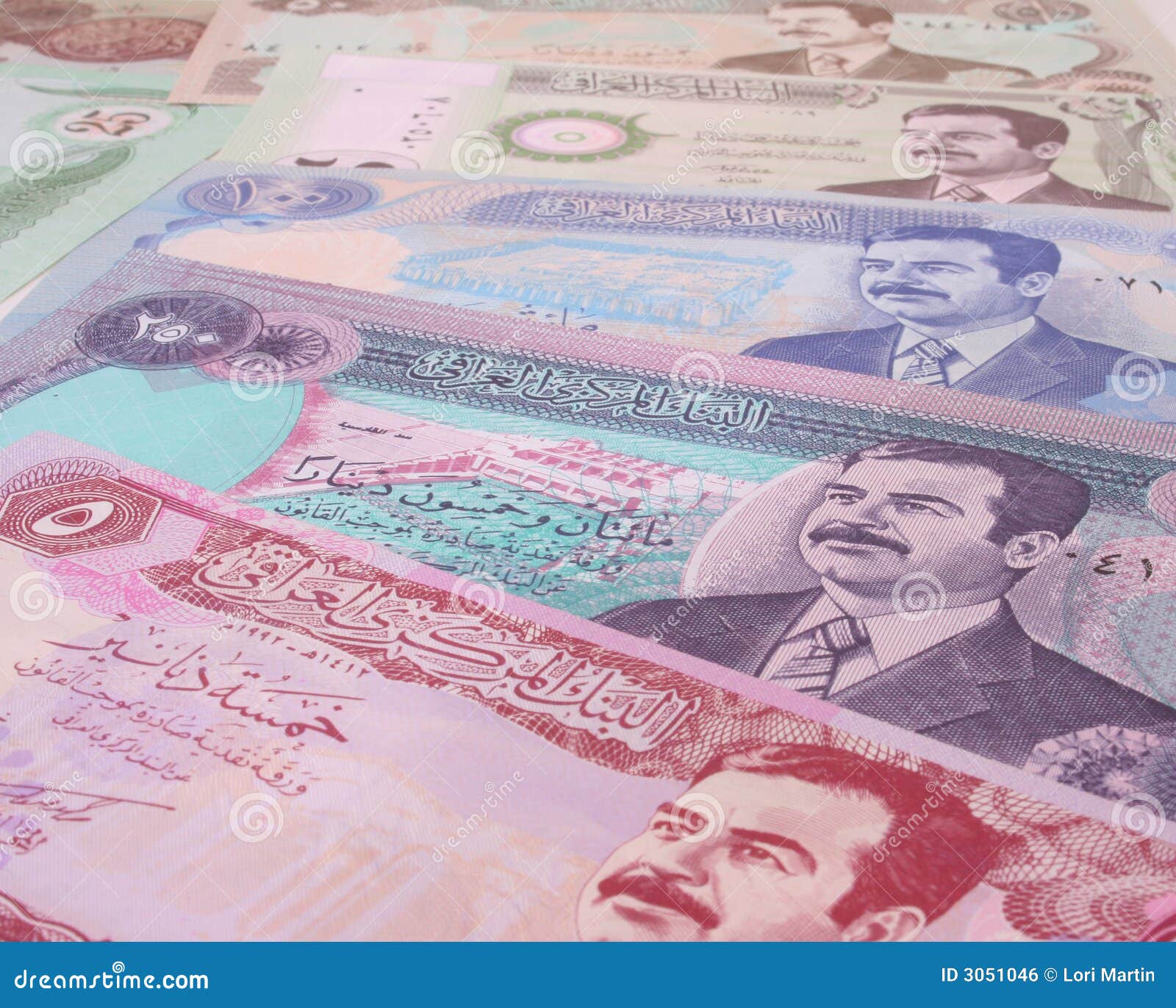 Money from Iraq stock photo. Image of dinar, dictator - 3051046