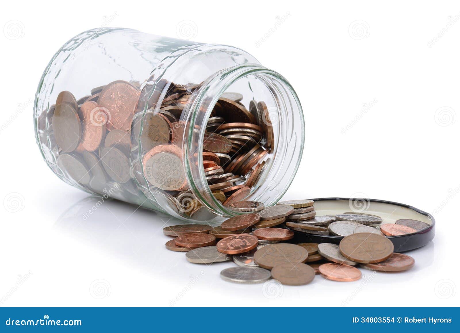 Money jar stock photo. Image of home, finances, raiding - 34803554