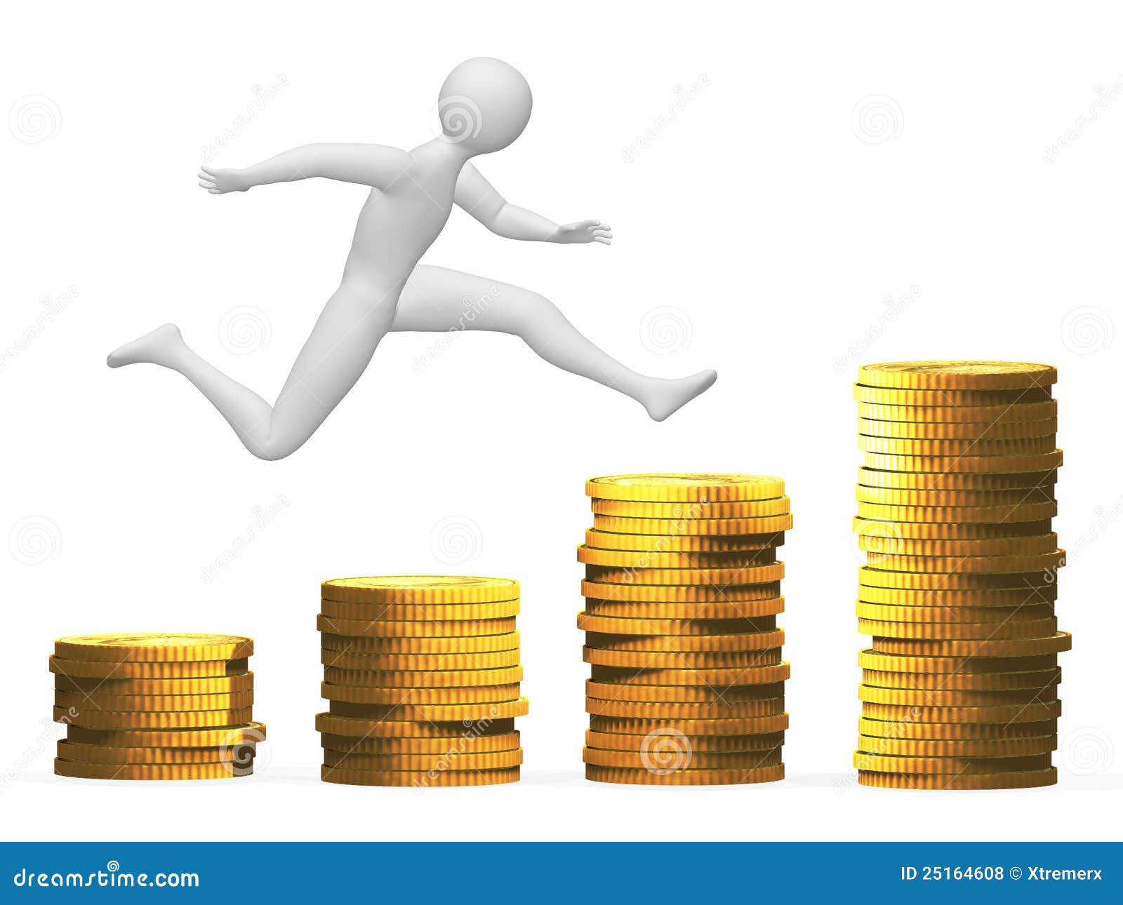 Money jump stock illustration. Illustration of finance - 25164608