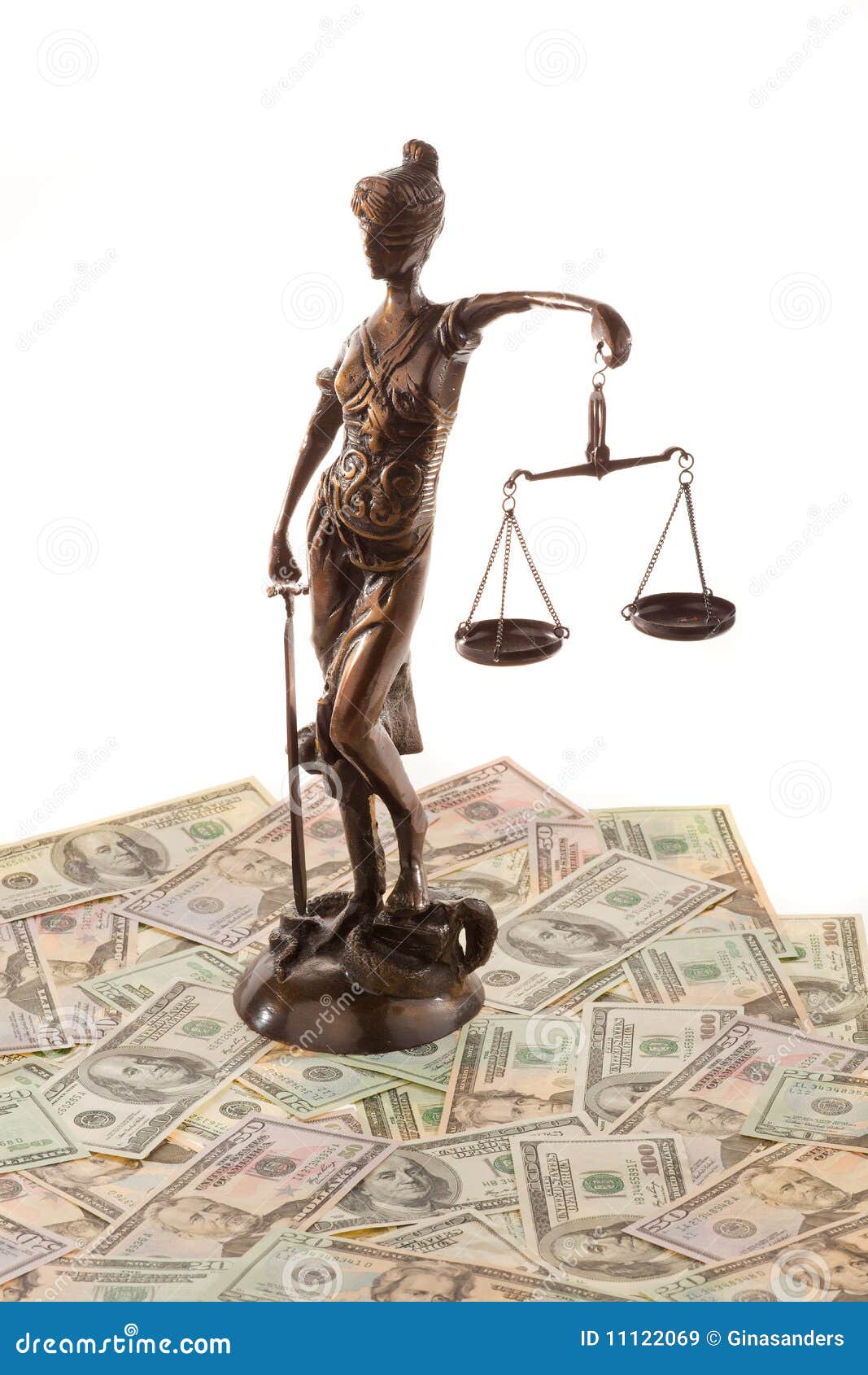 Money and justice stock image. Image of bronze, bill - 11122069
