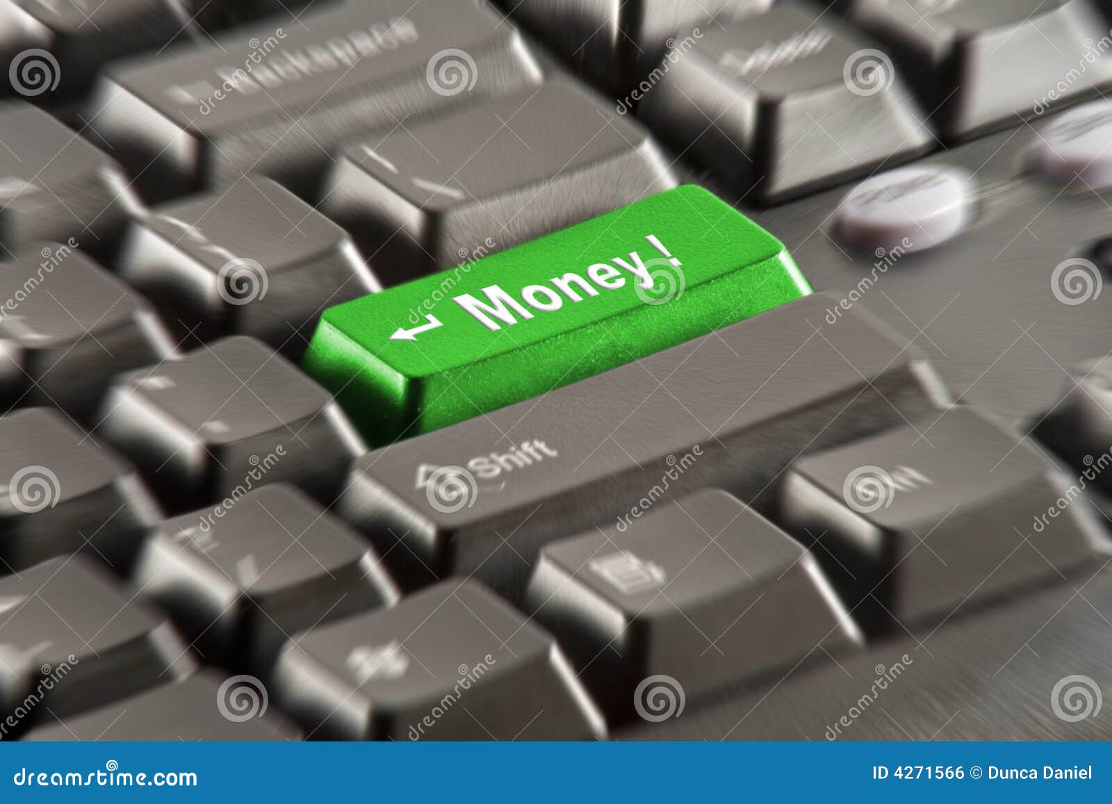 Money Key on Computer Keyboard Stock Photo - Image of market, internet ...