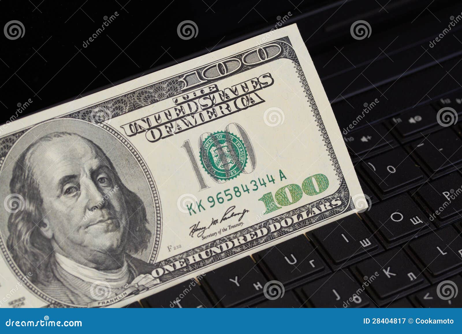 Money on a keyboard stock image. Image of alpha, copy - 28404817