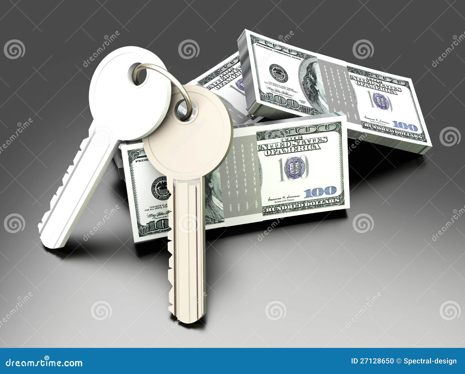 Money and Keys stock illustration. Illustration of account - 27128650