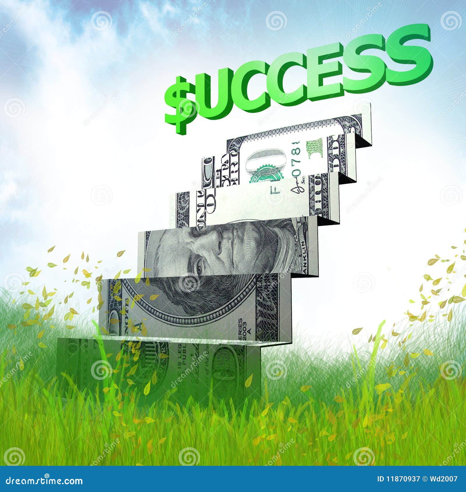 Money Ladder Origami Royalty-Free Illustration | CartoonDealer.com ...