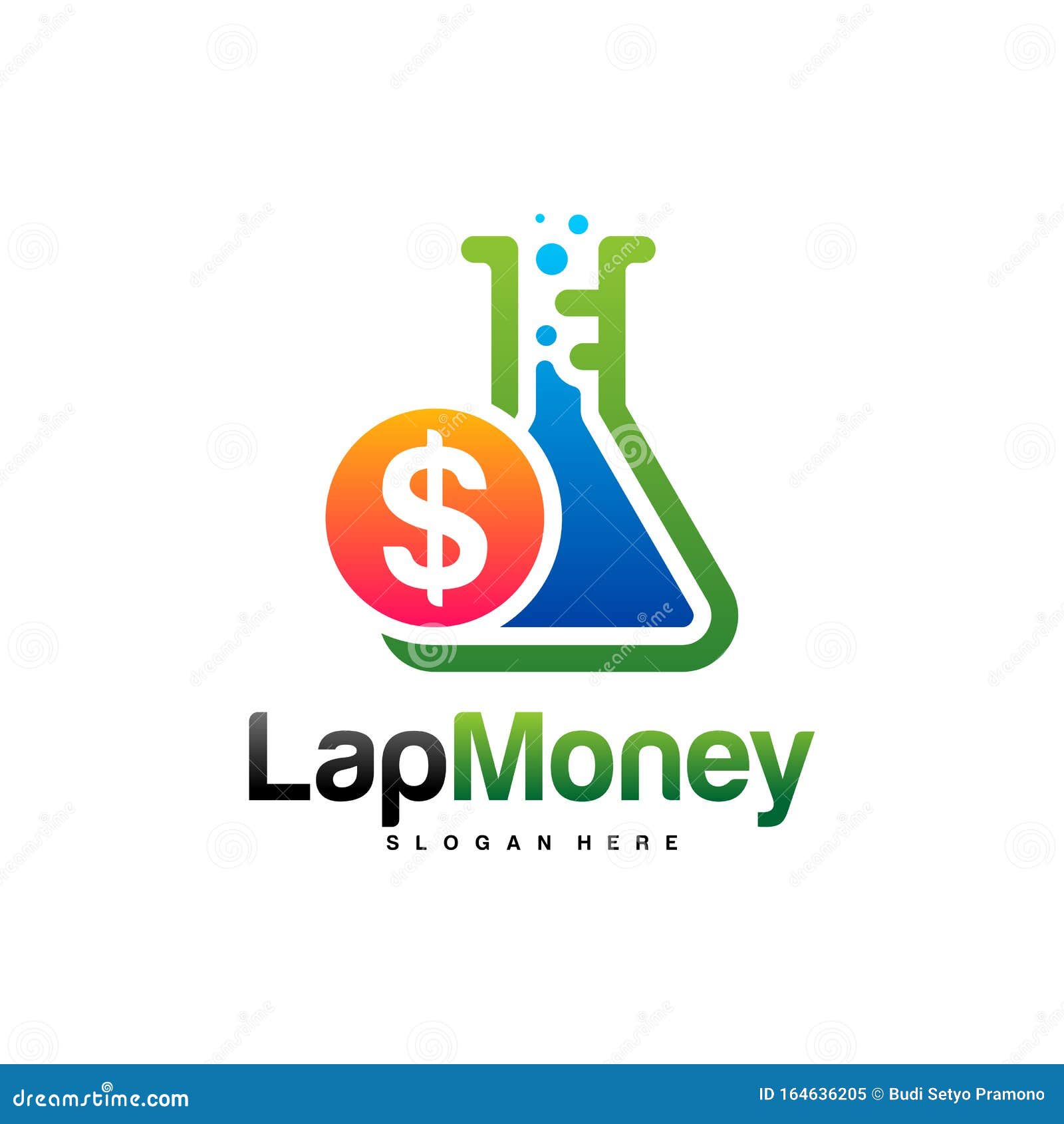 Money Lap Logo Design Vector Concept. Lap Money Logo Template. Icon ...
