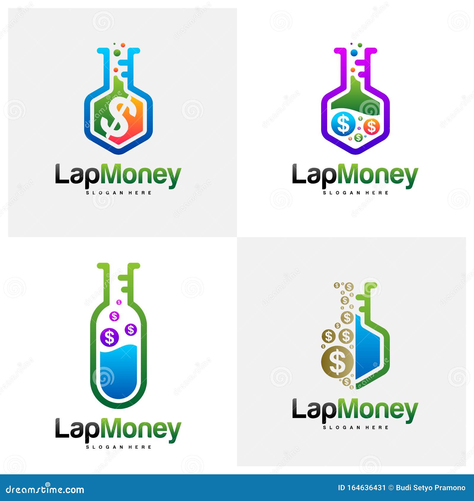 Money Lap Logo Design Vector Concept. Lap Money Logo Template. Icon ...