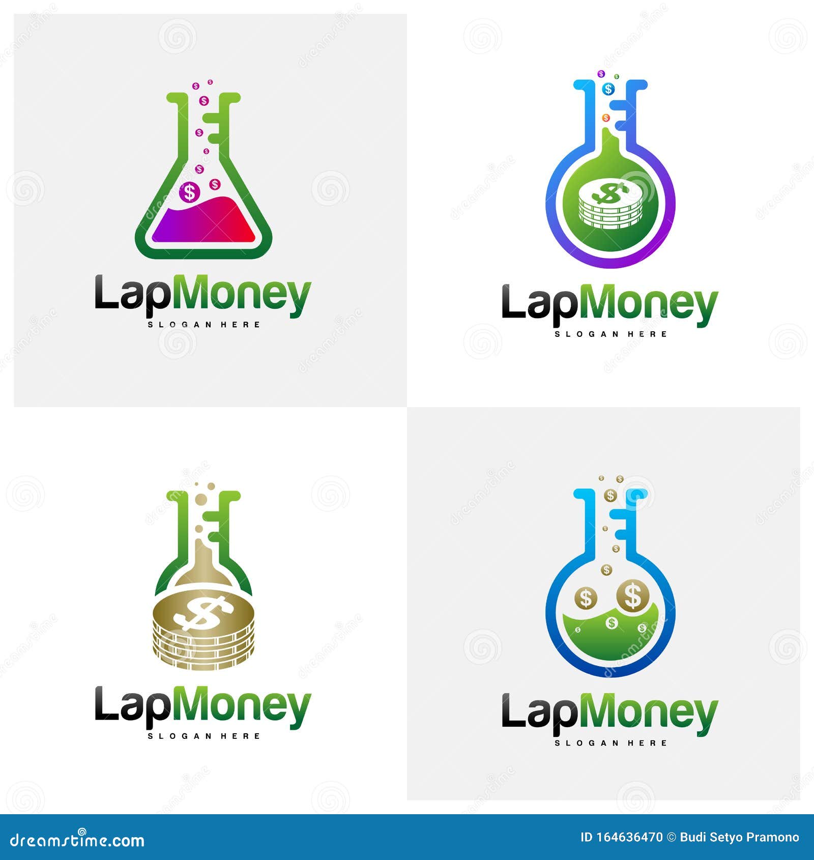 Money Lap Logo Design Vector Concept. Lap Money Logo Template. Icon ...