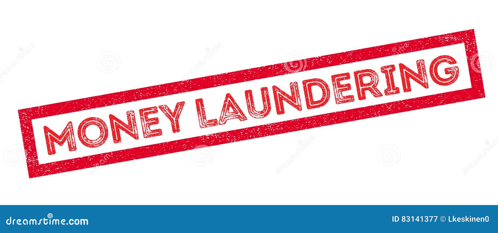 Money Laundering Rubber Stamp Stock Illustration - Illustration of ...