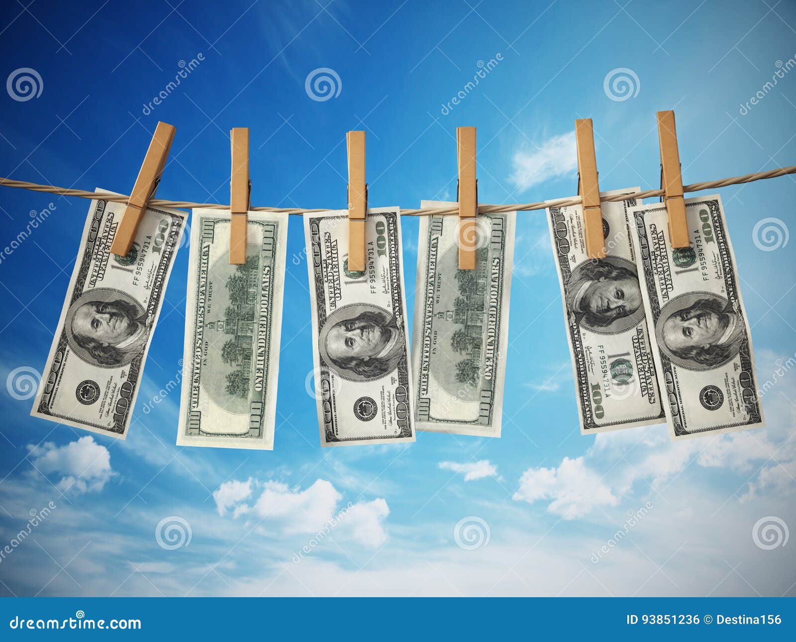 Money Laundring Concept. 3D Rendered Illustration Stock Illustration ...