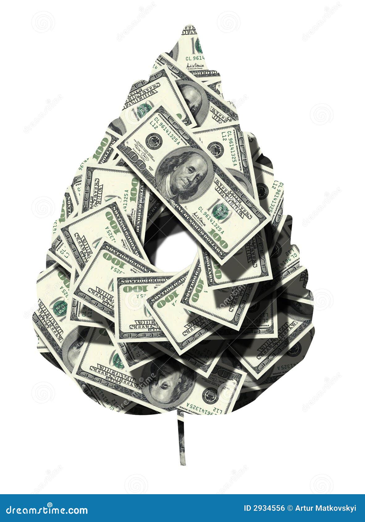 Money leaf stock photo. Image of leaf, banking, america - 2934556