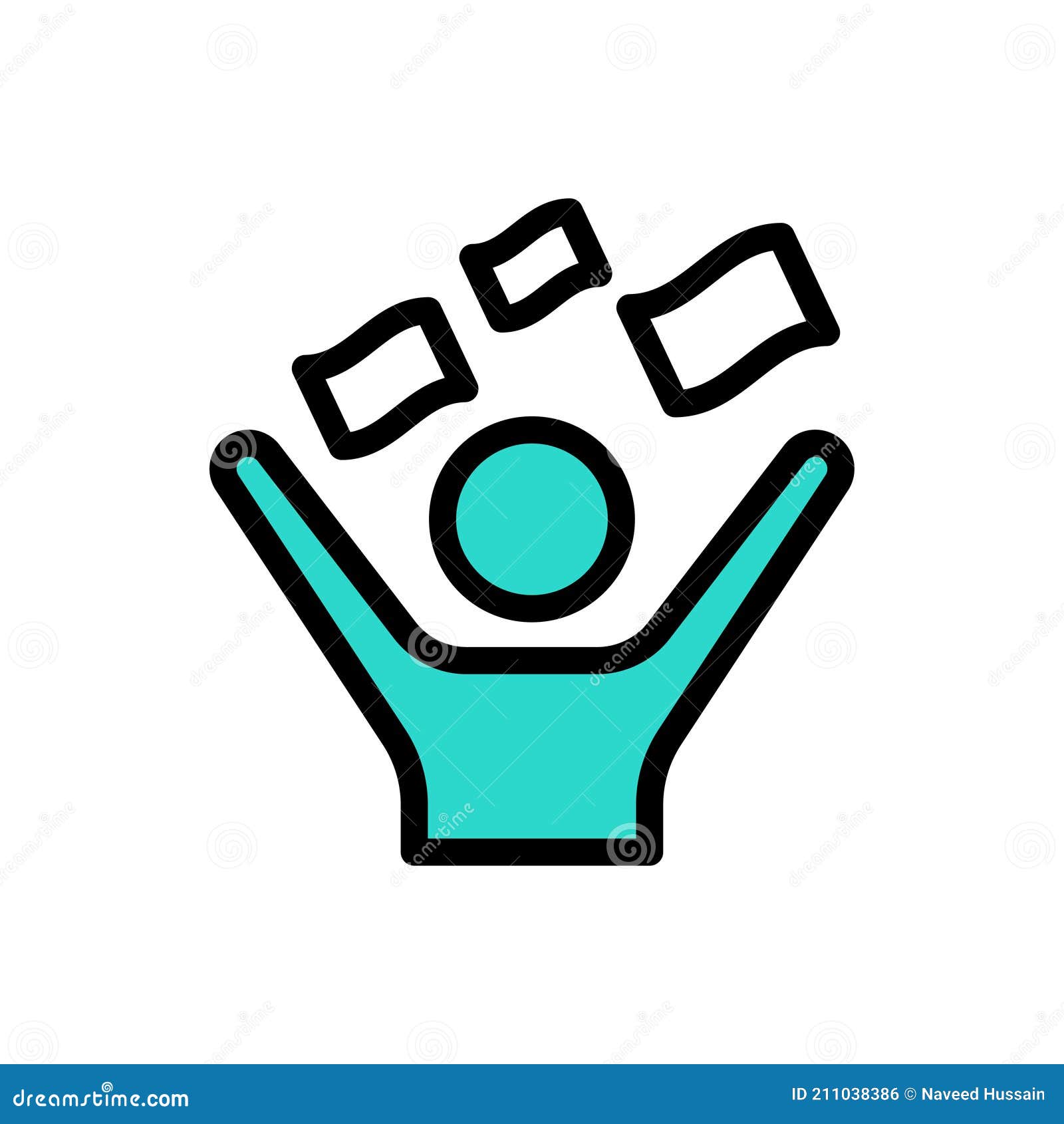 Money life stock vector. Illustration of african, sticker - 211038386