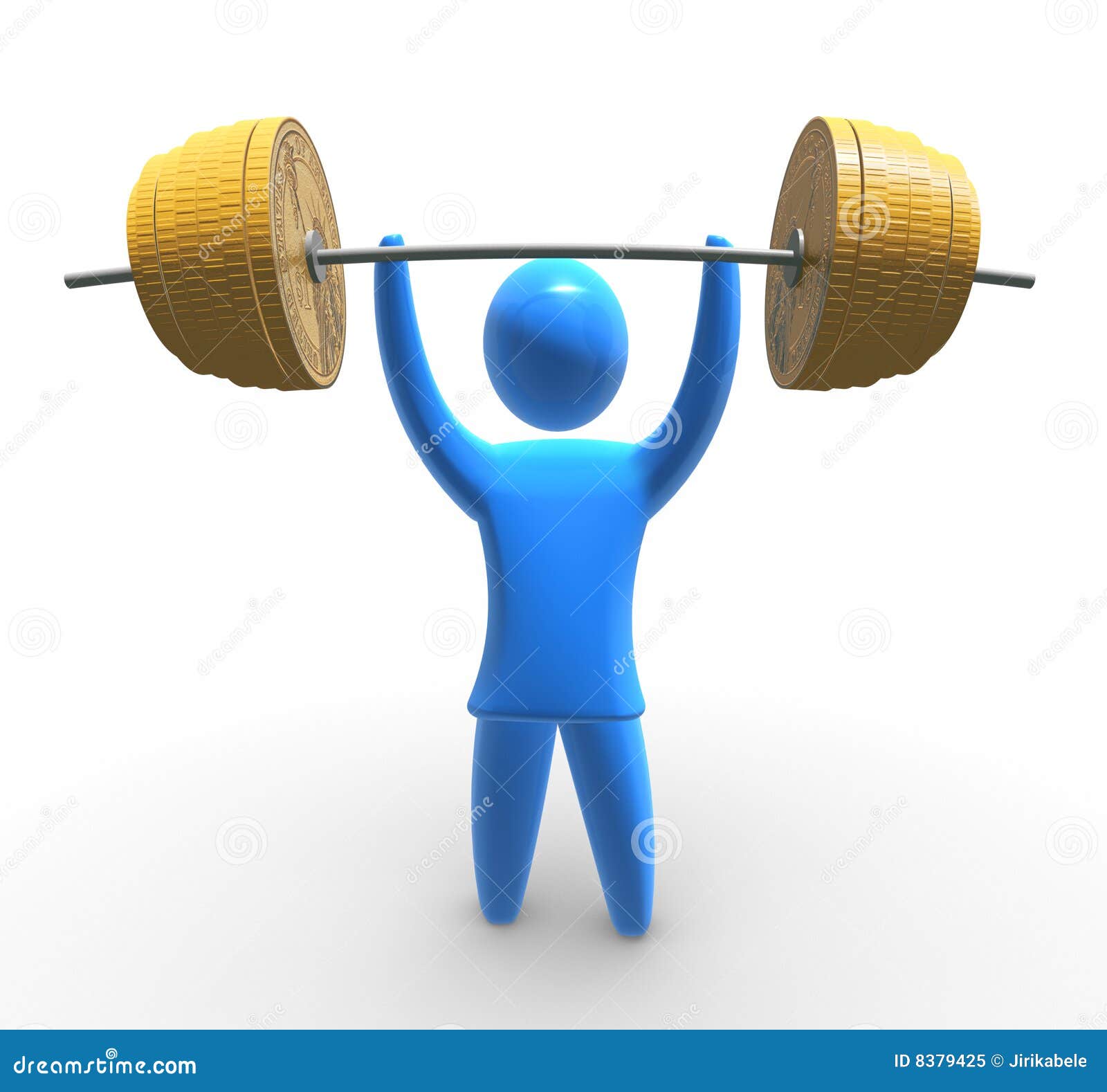 Money lifter stock illustration. Illustration of bend - 8379425