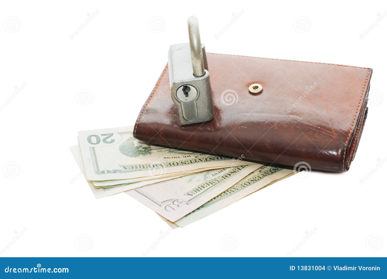 Money and the lock stock photo. Image of bank, safety - 13831004