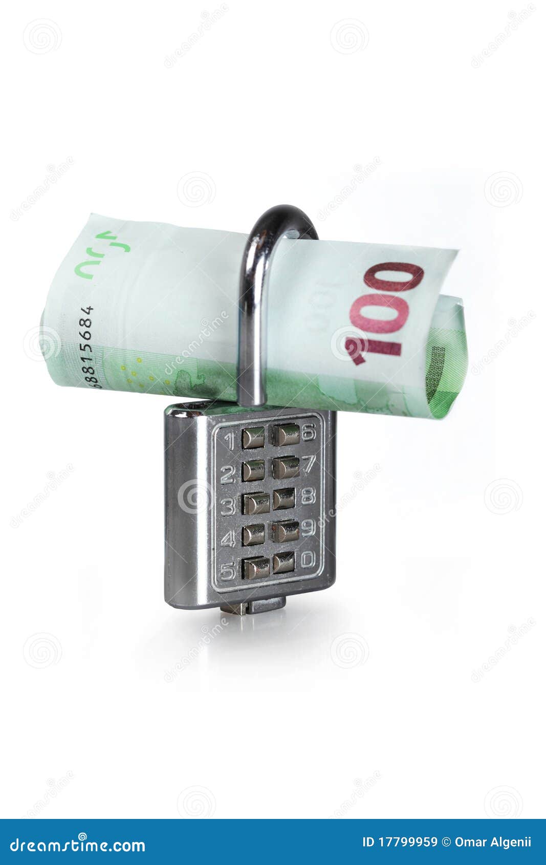 Money and lock stock image. Image of theft, secure, site - 17799959