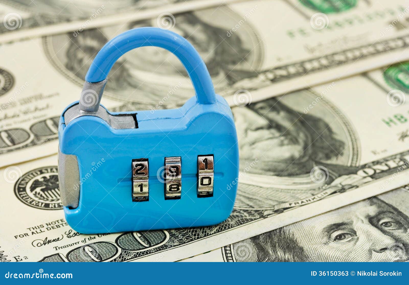 Money and lock stock image. Image of code, safety, numeric - 36150363