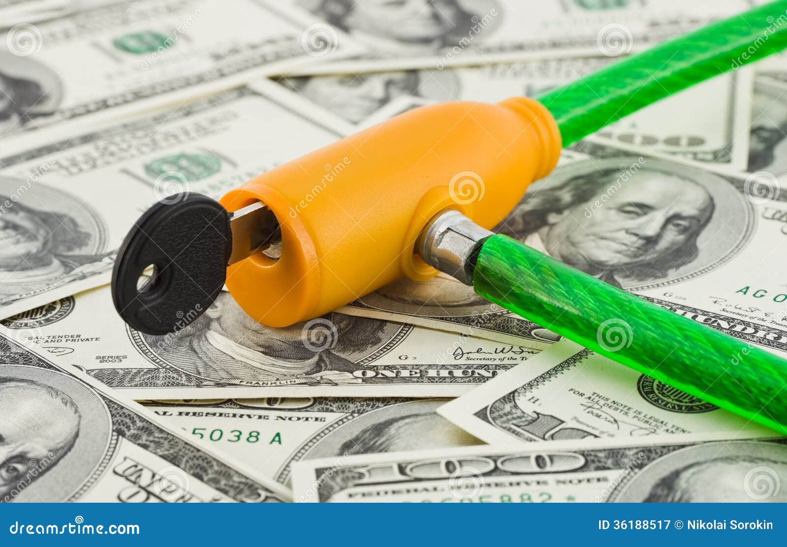 Money and lock stock image. Image of finance, protect - 36188517
