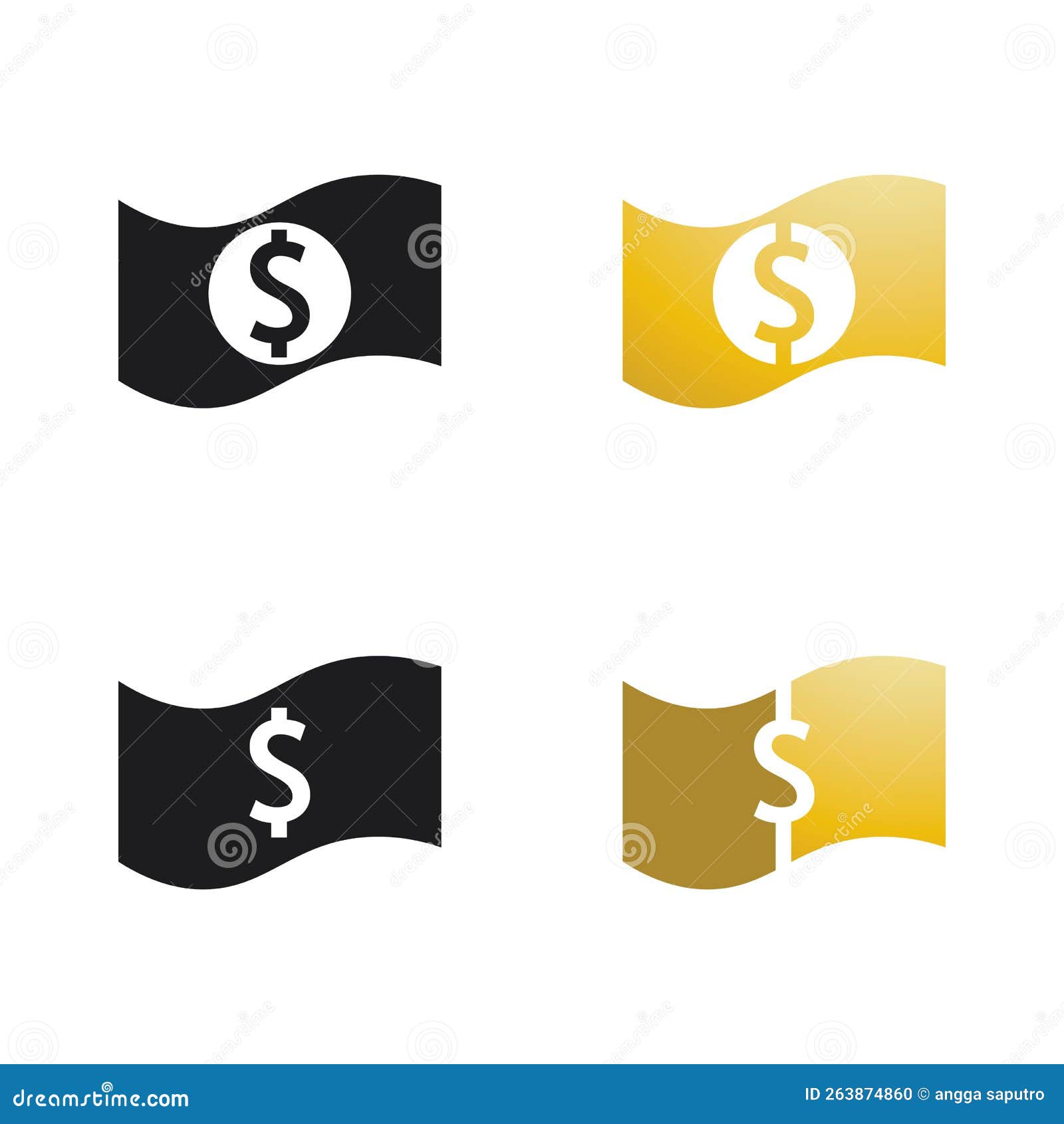 Money Logo and Icon Design Vector Illustration Stock Illustration ...