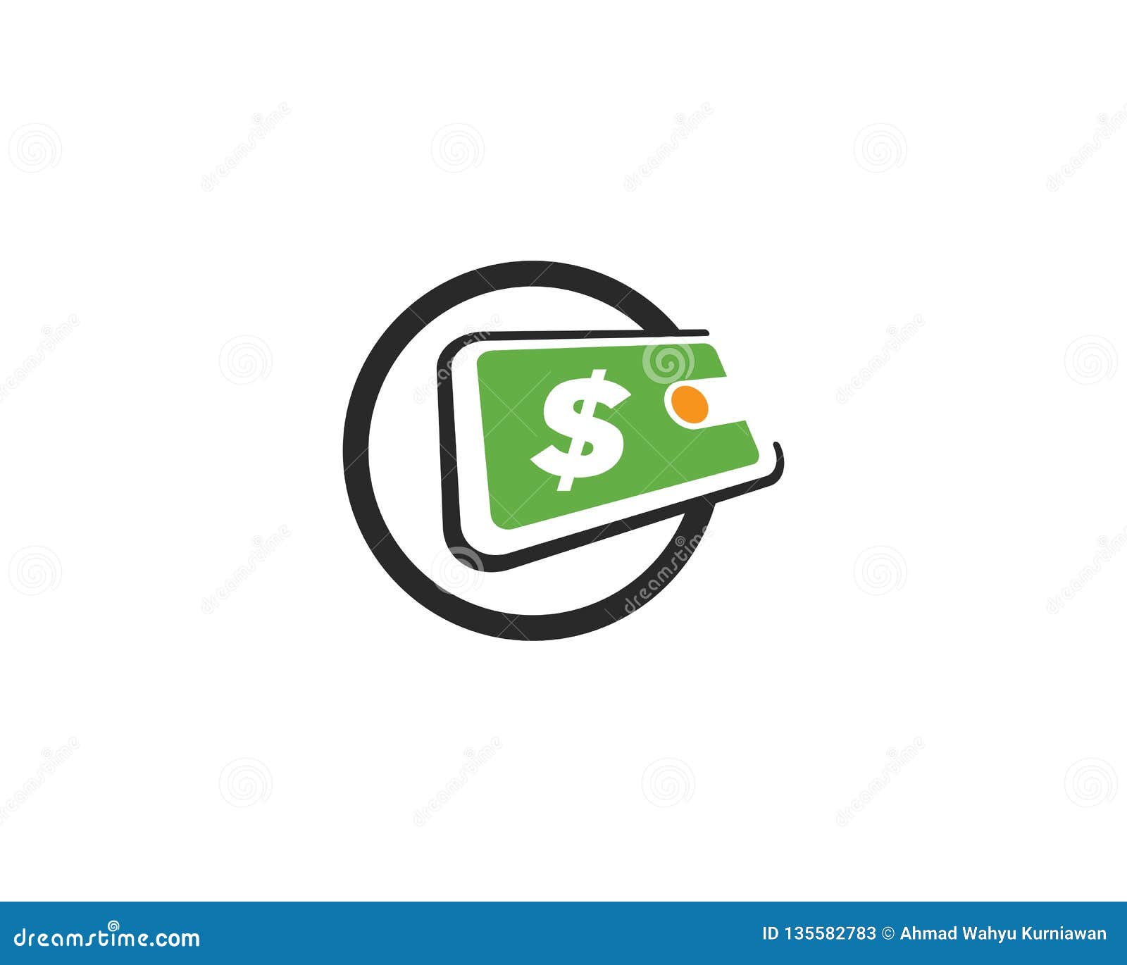 Money logo vector stock vector. Illustration of financial - 135582783