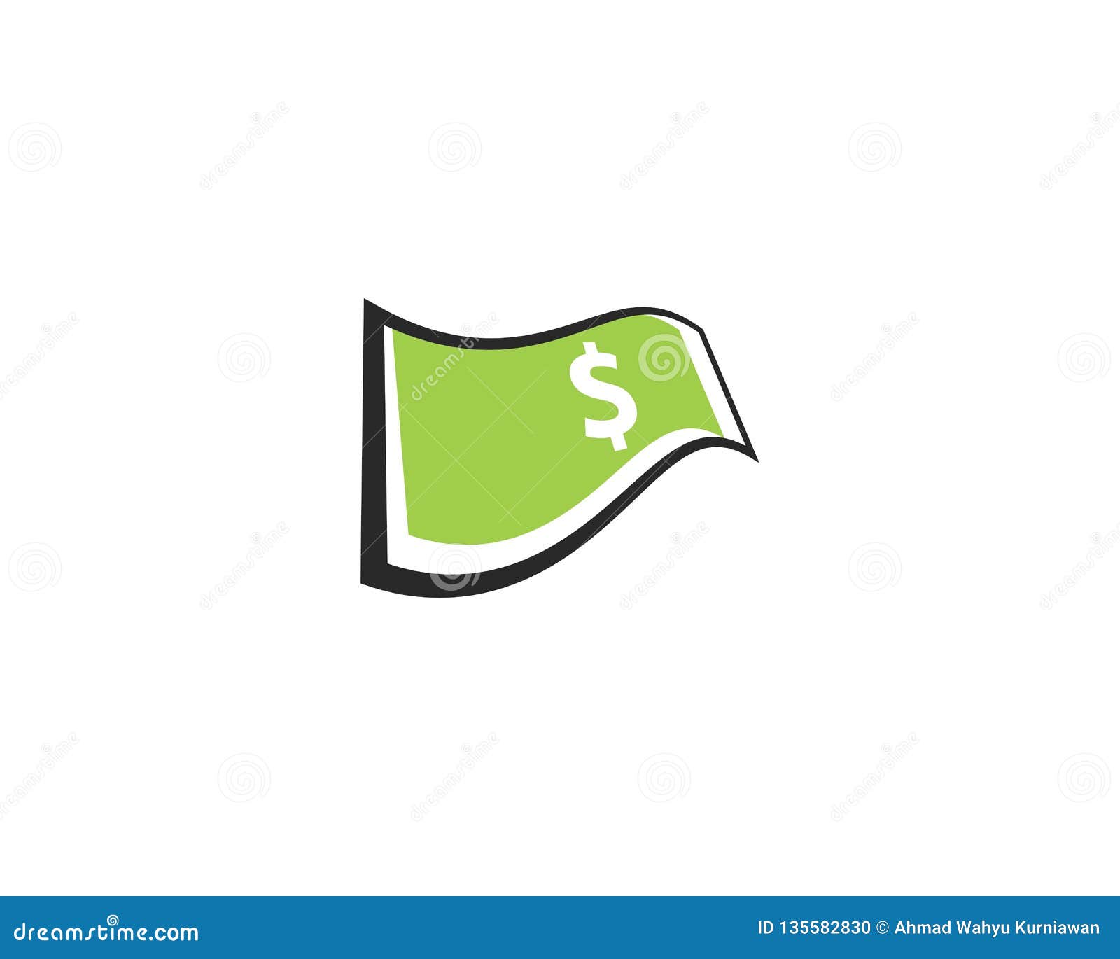 Money logo vector stock vector. Illustration of business - 135582830