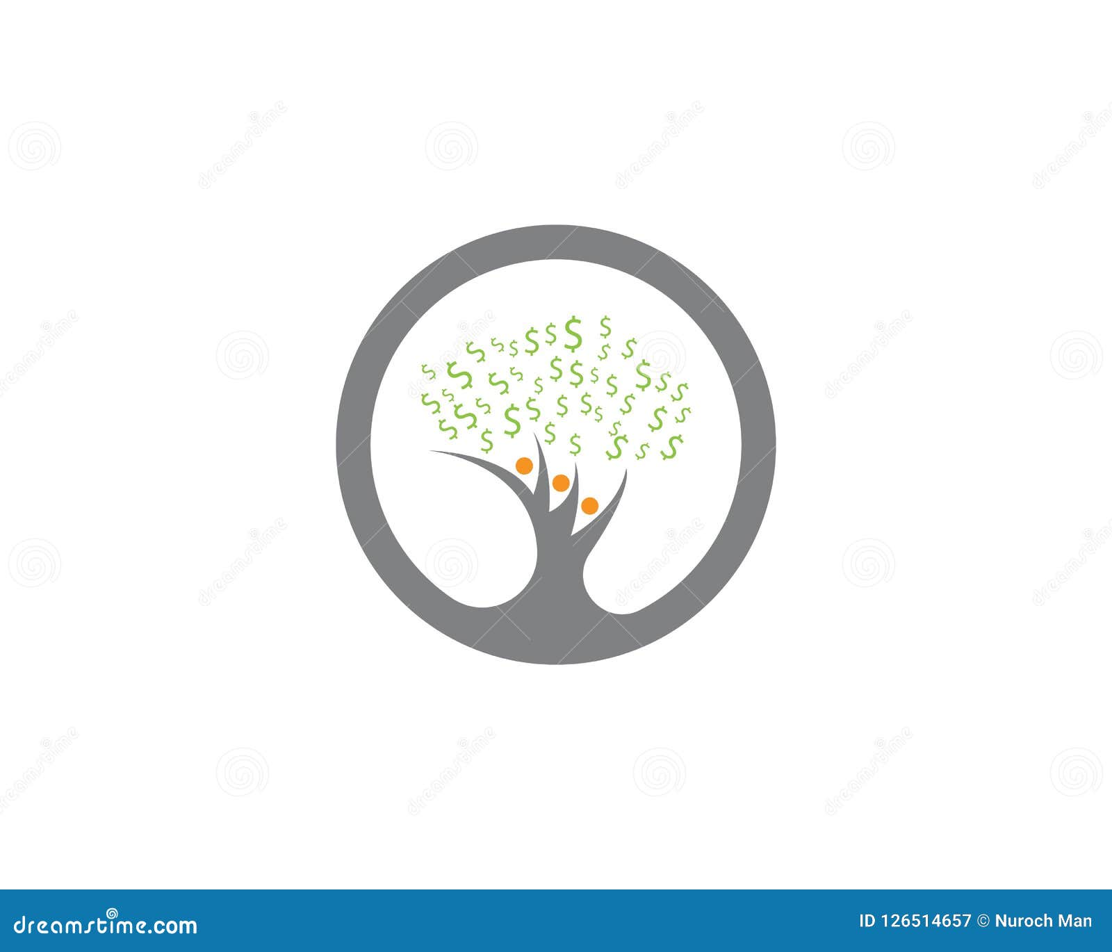 Money logo vector template stock vector. Illustration of icon - 126514657