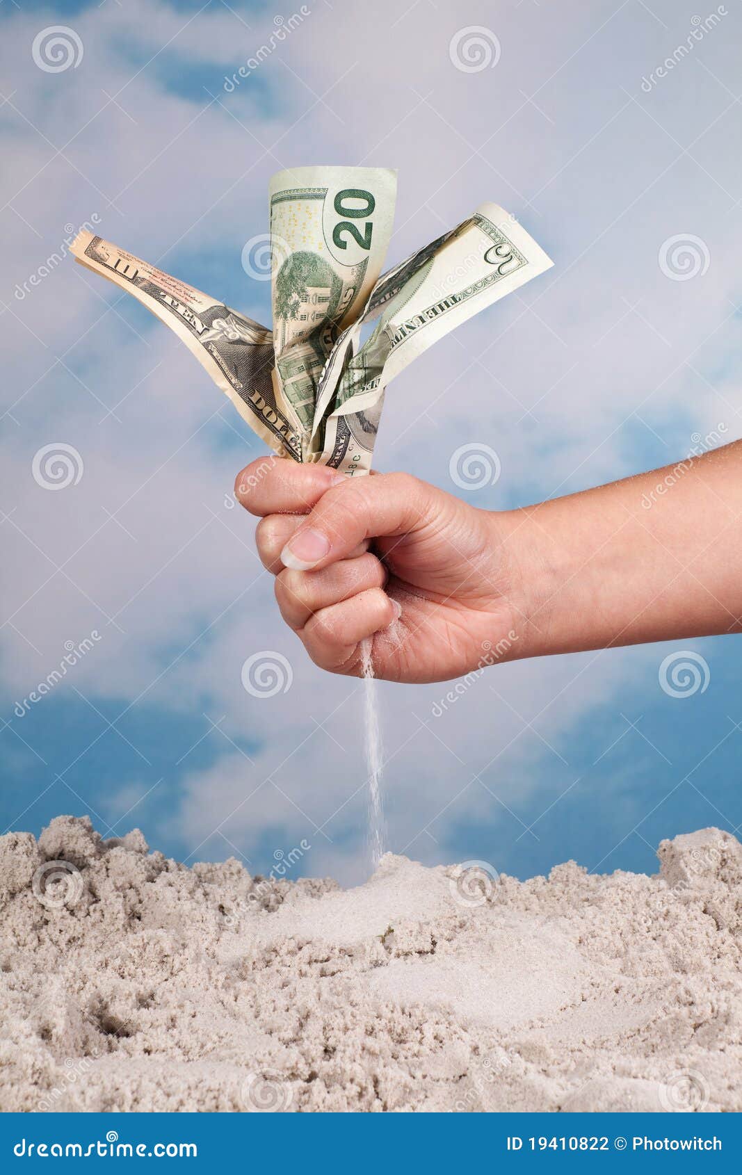 Money lost stock photo. Image of fingers, dollar, avidity - 19410822