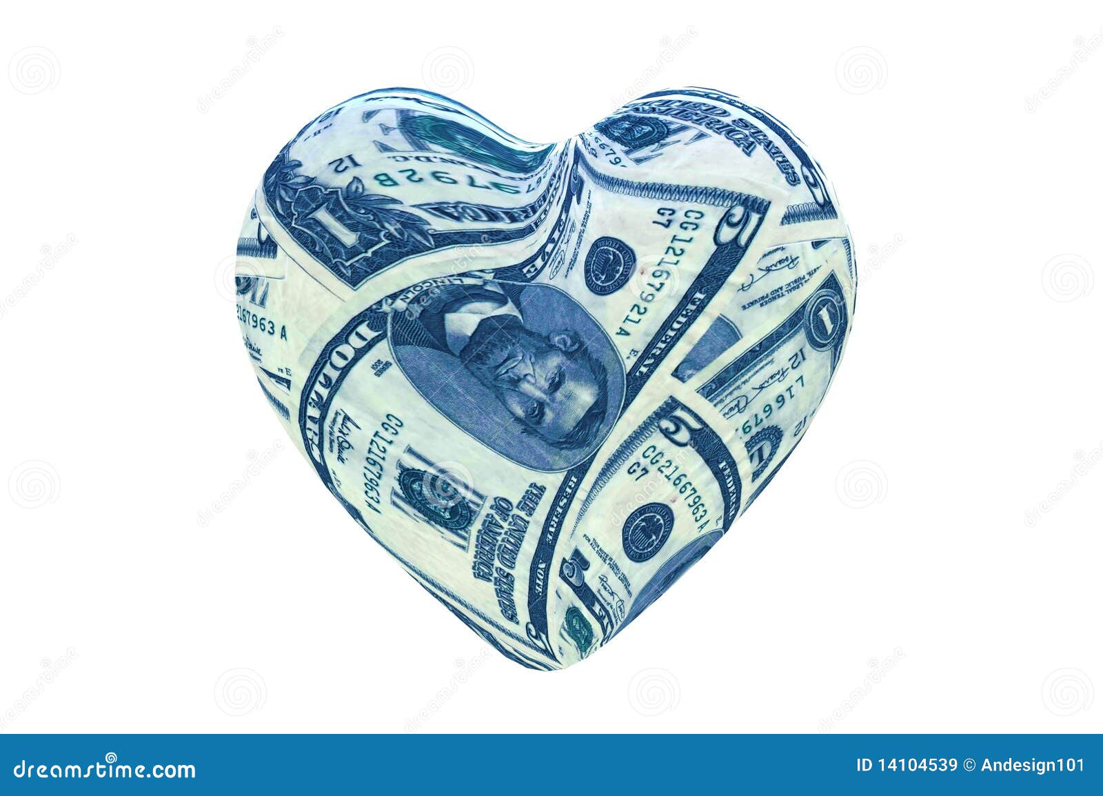 Money love stock illustration. Illustration of bank, american - 14104539