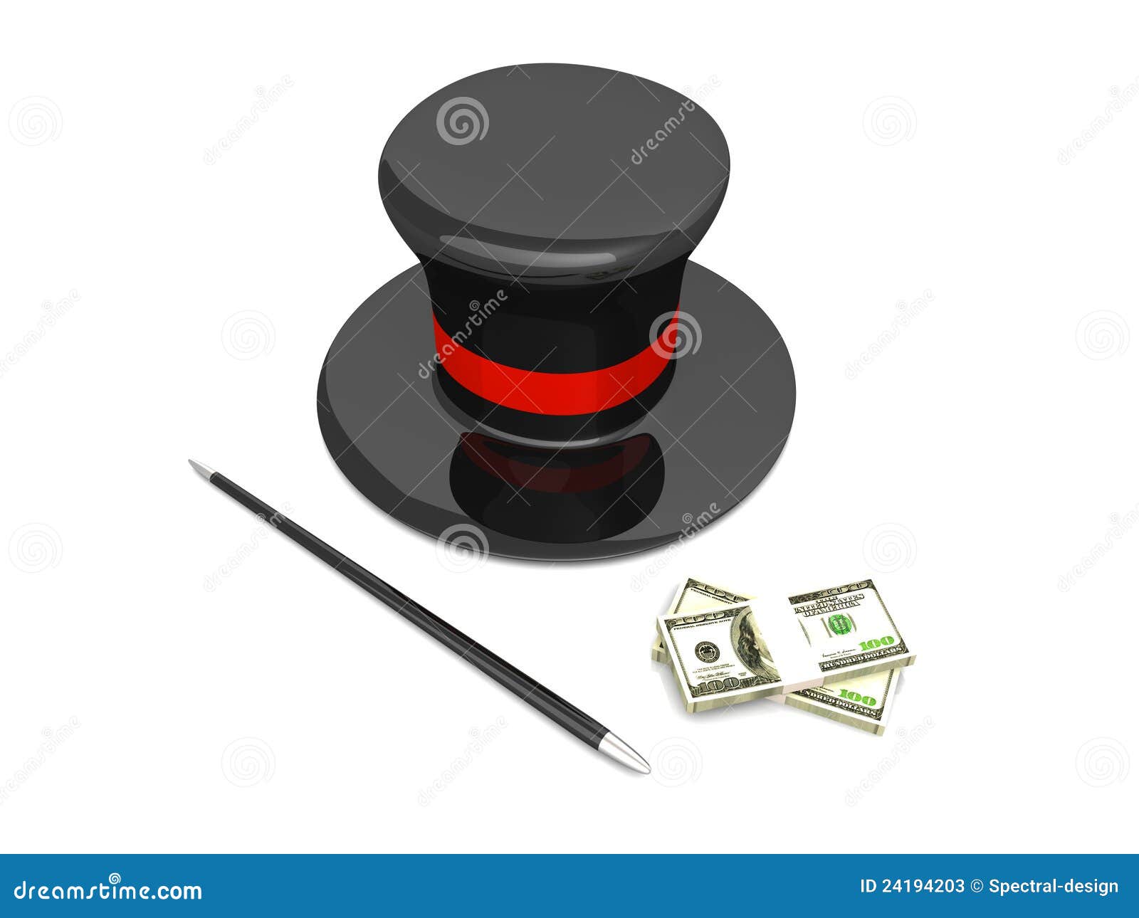 Money magic stock illustration. Illustration of digital - 24194203