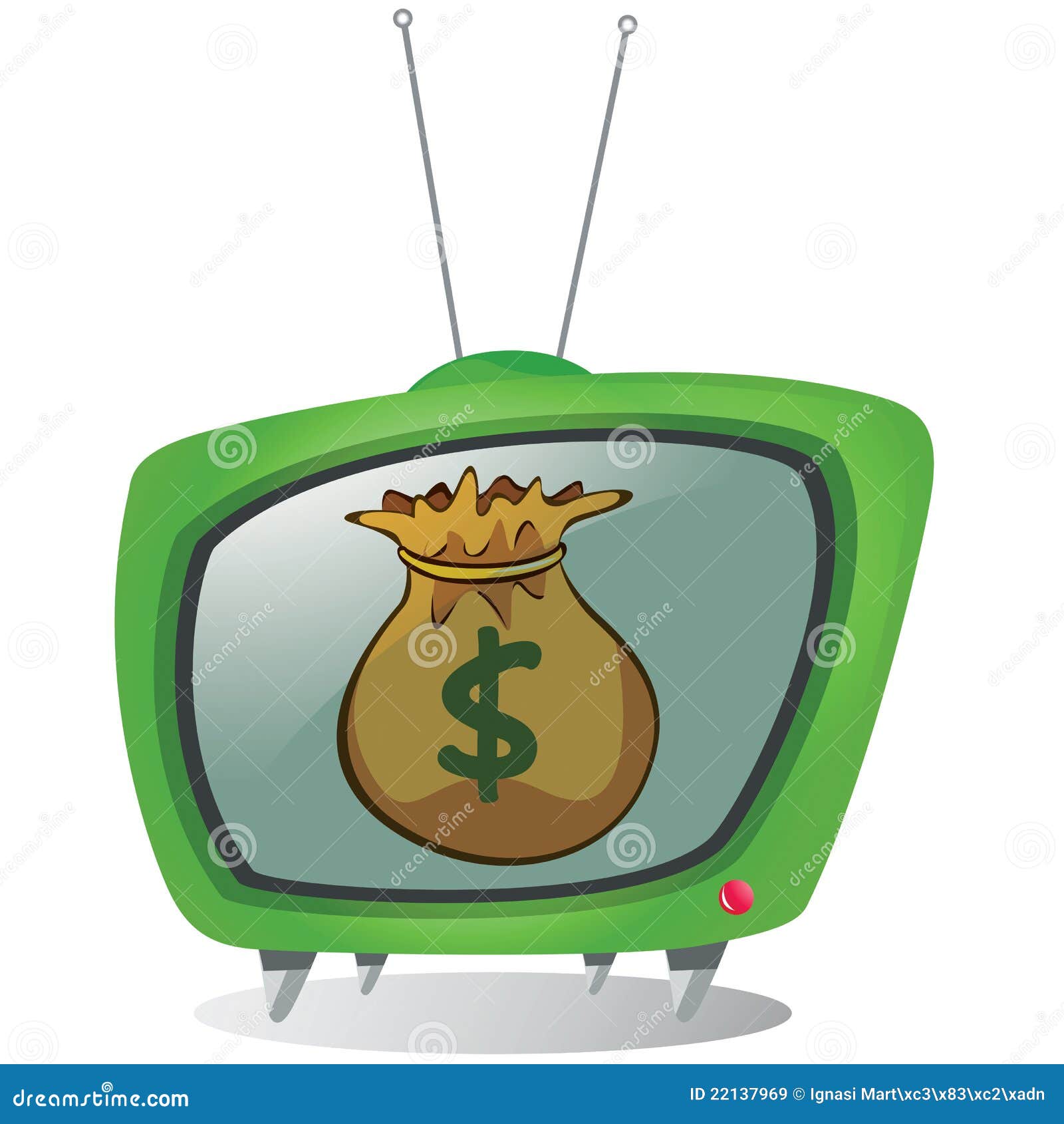 Money Maker stock vector. Illustration of retro, antenna - 22137969