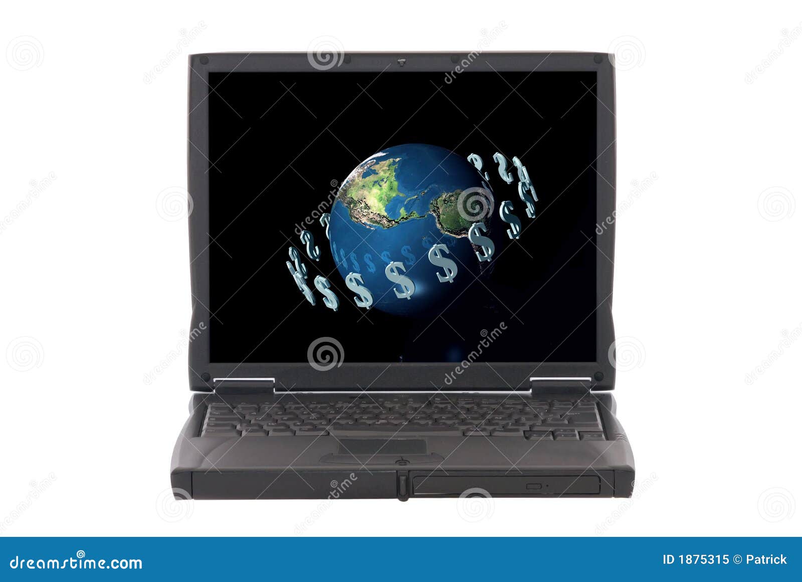 Money Makes the World Go Around, Internet Banking Stock Image - Image ...