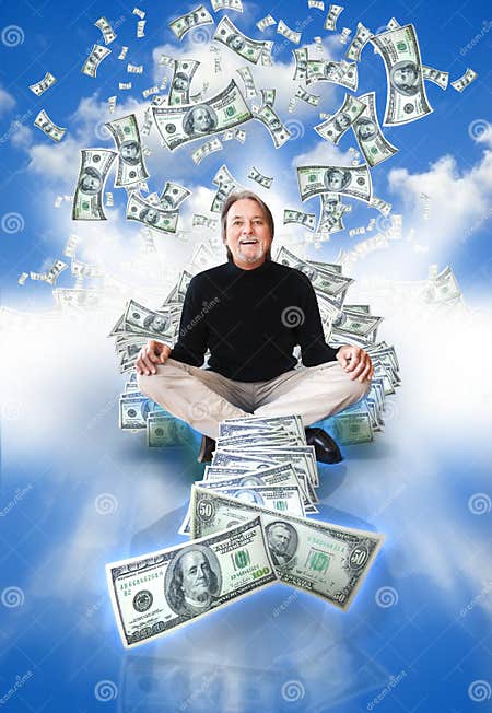 Money man winning stock image. Image of growth, banking - 13823069
