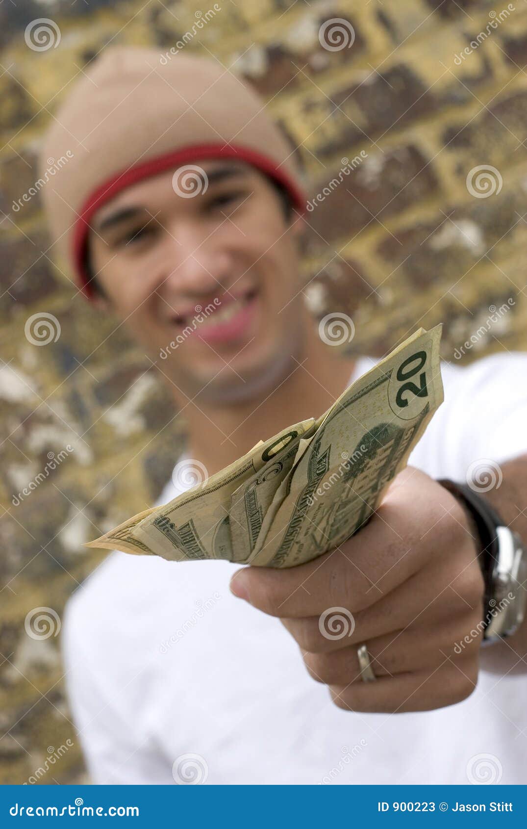 Money Man stock image. Image of holding, giving, teen, happy - 900223