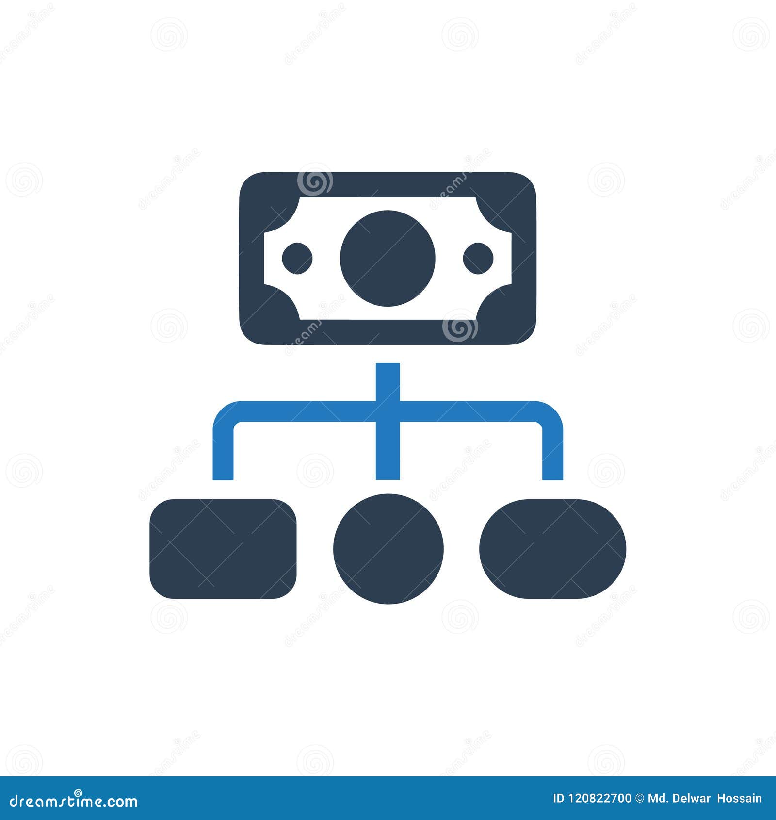 Money Management Icon stock vector. Illustration of sign - 120822700